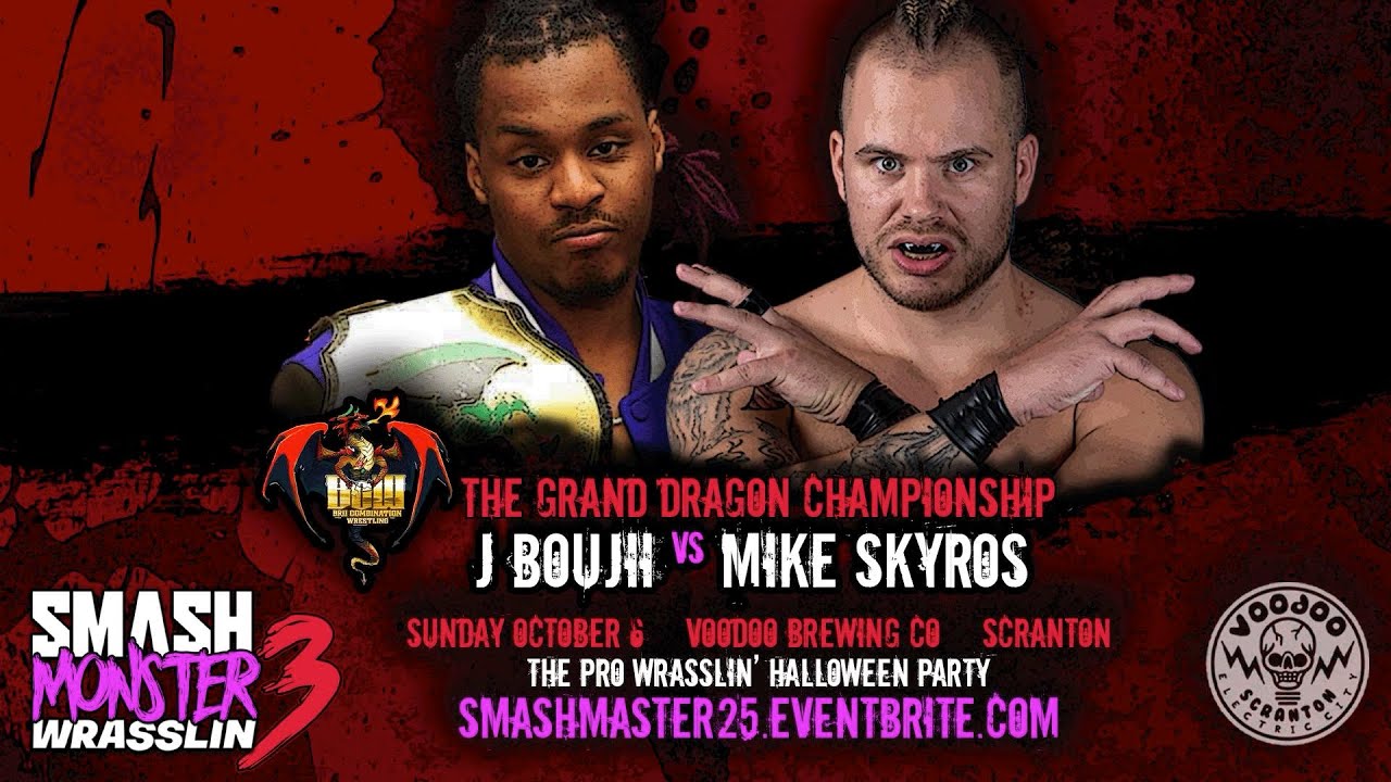 J Boujii vs Mike Skyros BCW Grand Dragon Championship Match ...