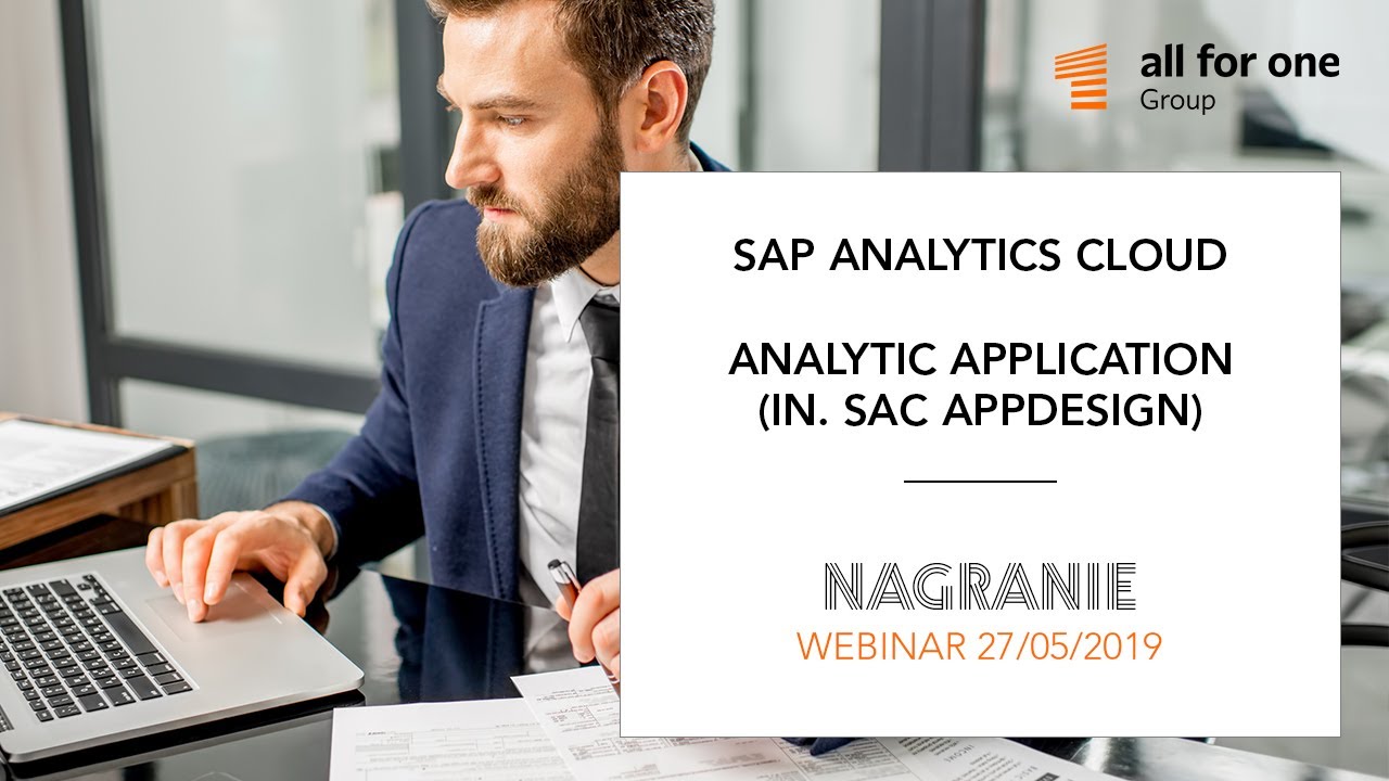 SAP Analytics Cloud, Analytic Application (in. SAC AppDesign) - YouTube