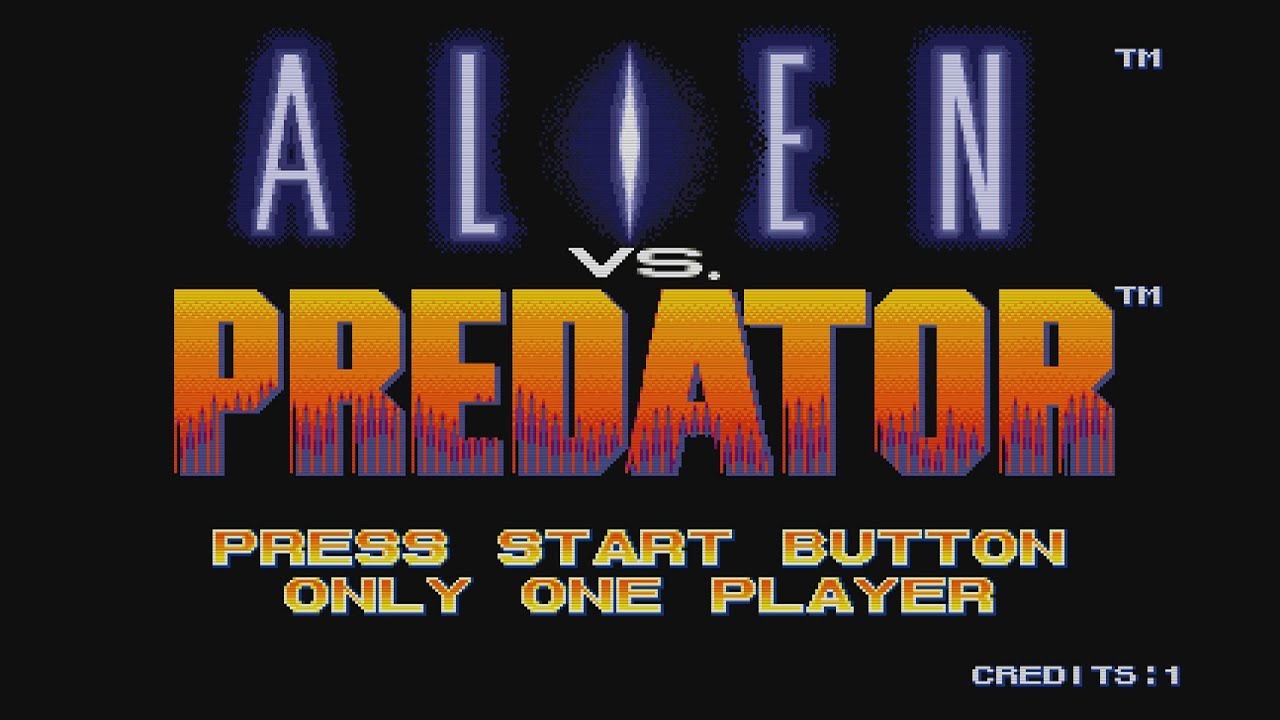 Alien vs Predator Arcade Attract Mode and Level 1 Intro - YouTube