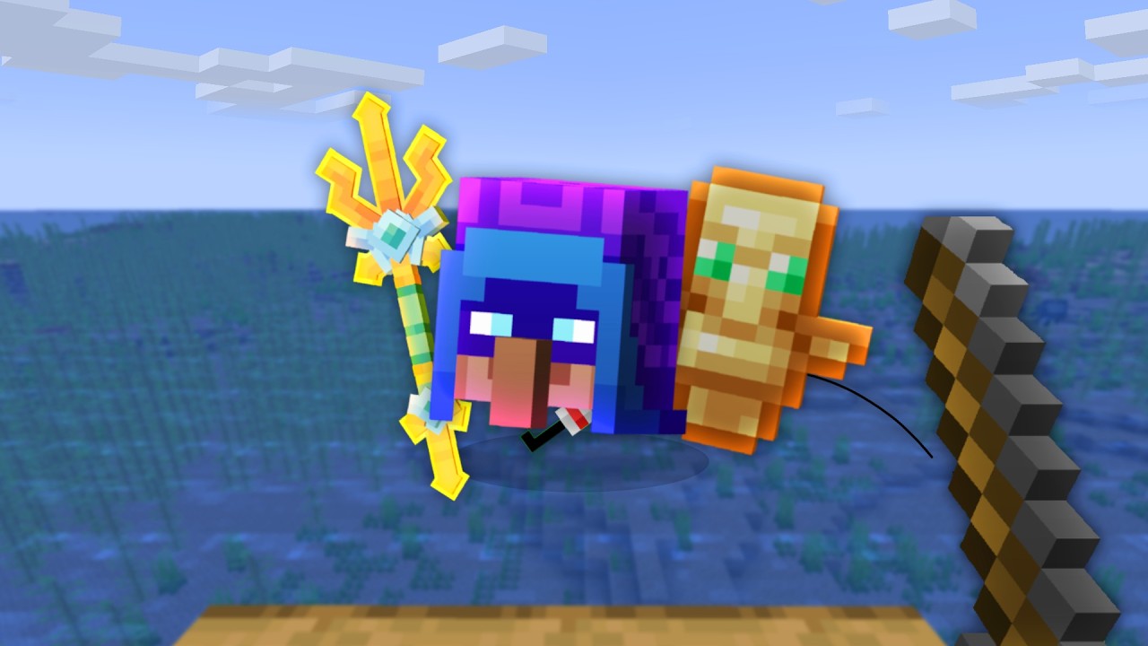 Minecraft Hunger Games, But Fishing Is Overpowered! - YouTube