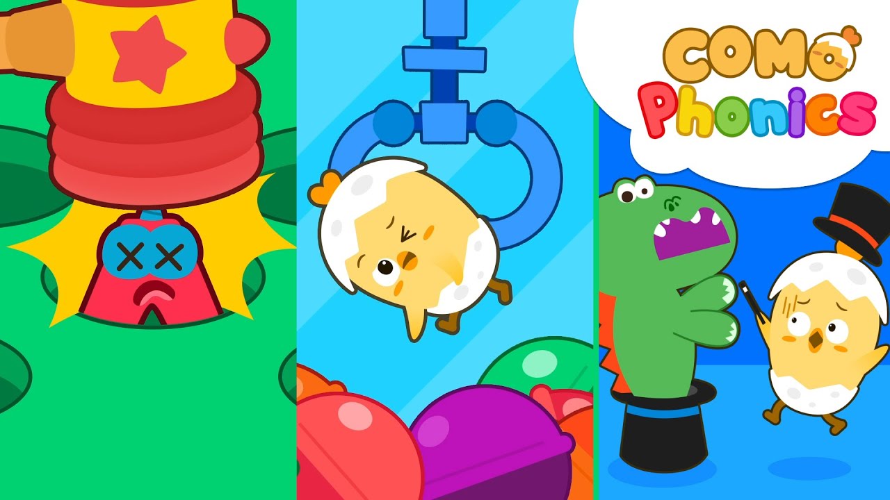 Como Phonics | Phonics A-D for Children 10min | Cartoon video for kids ...