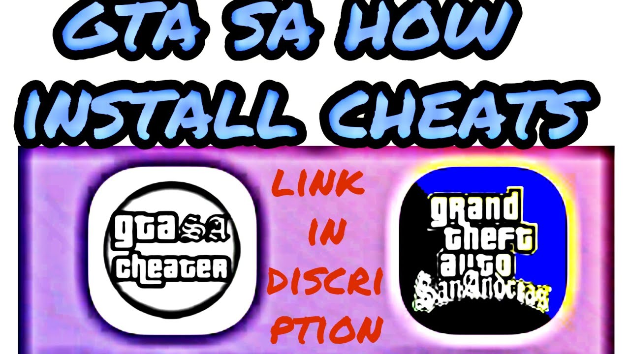 How install cheats in gta sa by (sa cheater apk,mediafire) - YouTube