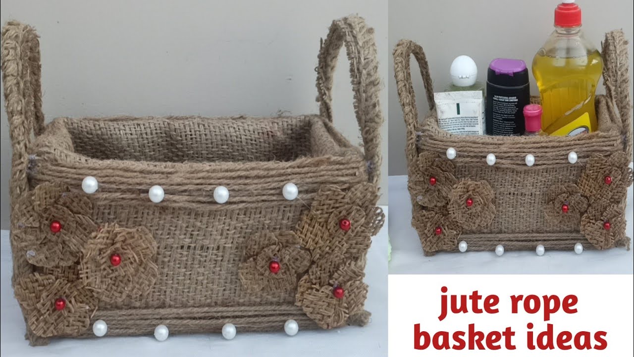 Crafts with Jute rope | Cardboard box Idea | jute Craft Ideas ...