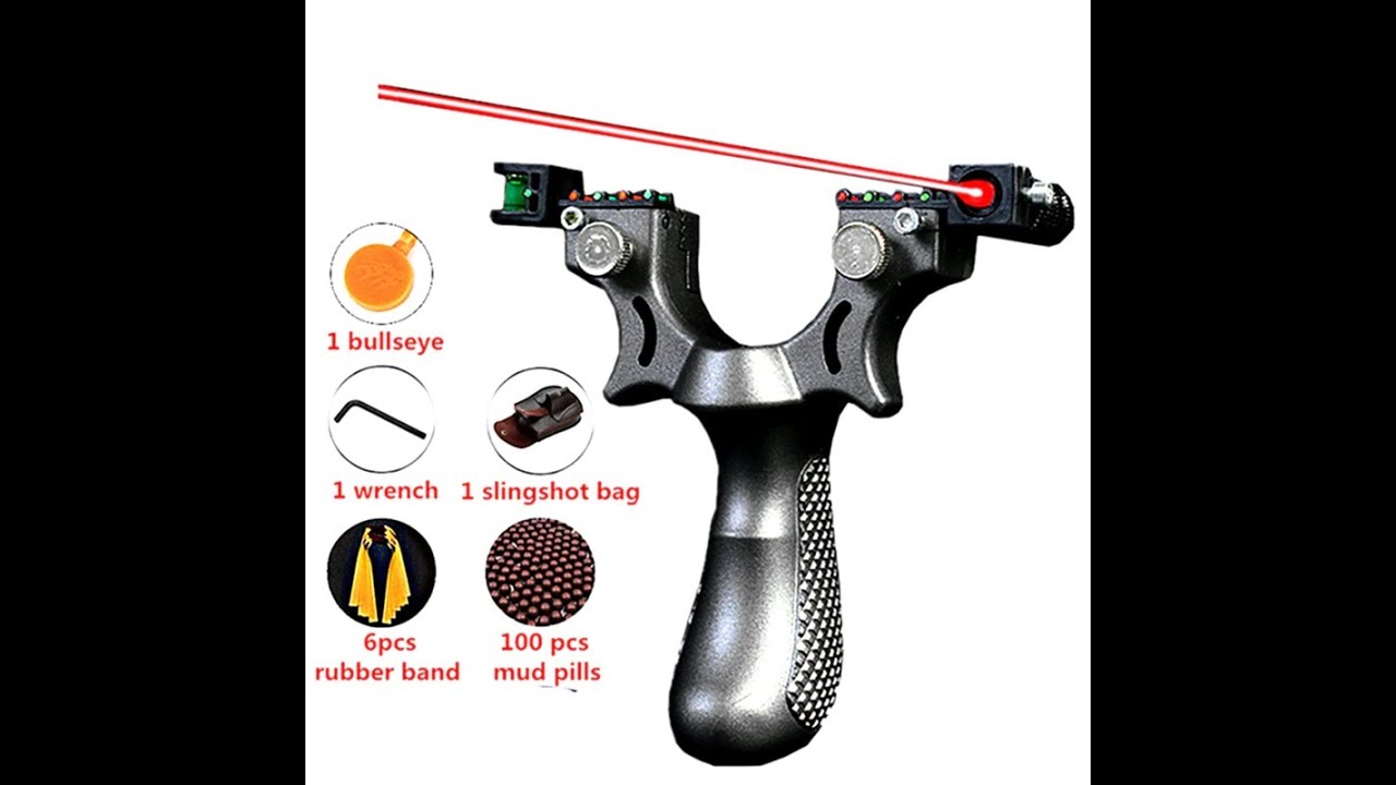 Professional Hunting Catapult Laser Slingshot Aim Point Target With ...