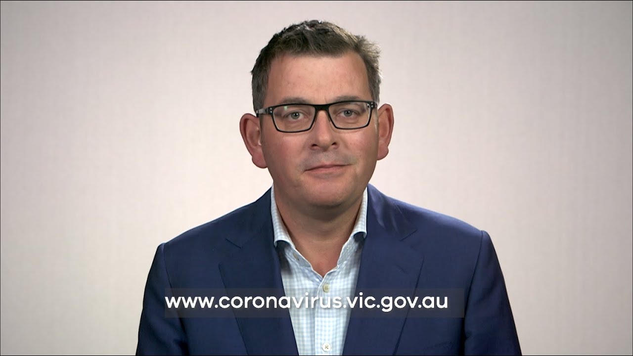 The Hon Dan Andrews MP - Premier Victoria - Covid-19 message - YouTube