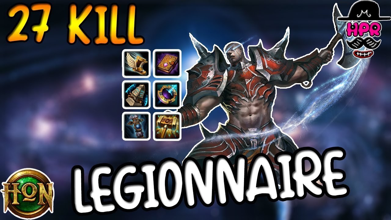 HON | HPR GAMER Replay [ Legionnaire ] GODbluenigh'_Rank_Gold II - YouTube