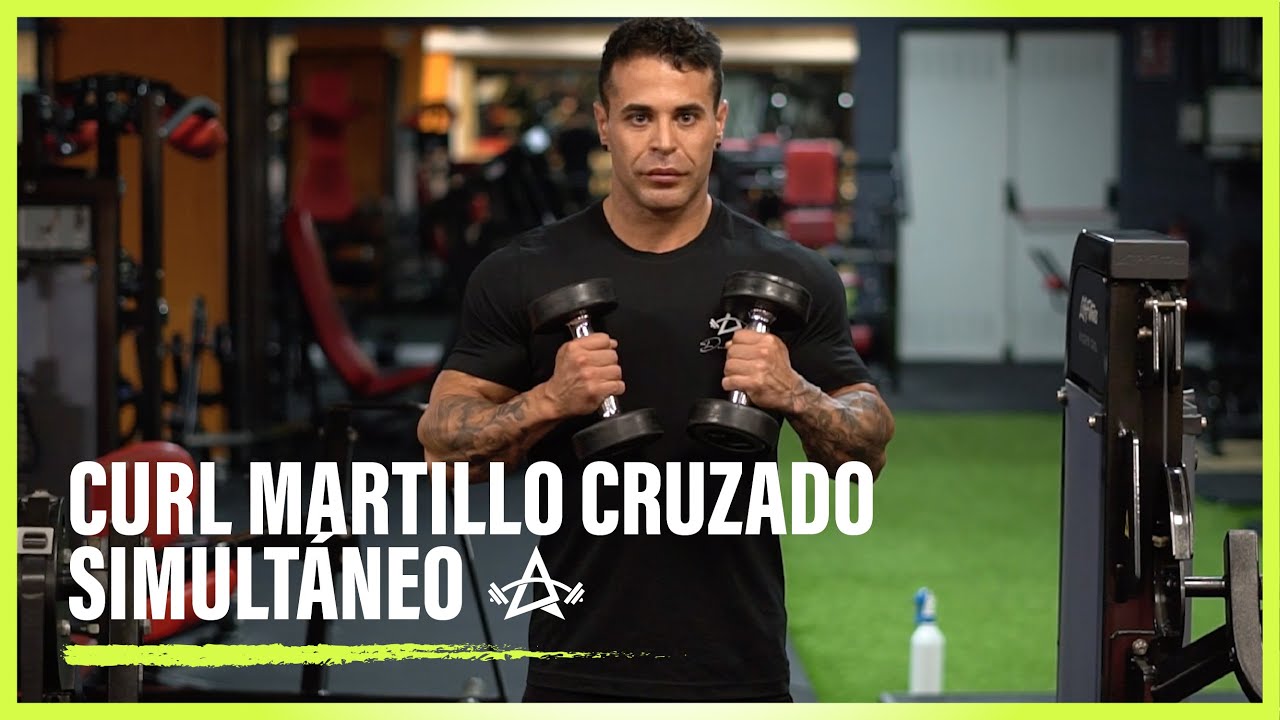 CURL MARTILLO CRUZADO SIMULTÁNEO - YouTube