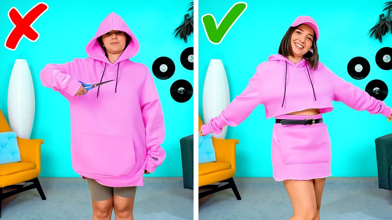 30 Simple Clothing Hacks to Upgrade Your Style || Stylish Outfits For ...