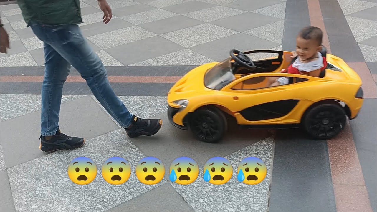 Cute Little Driver| Ride On Car | Baby at Mall|🚗🚗🚗 - YouTube