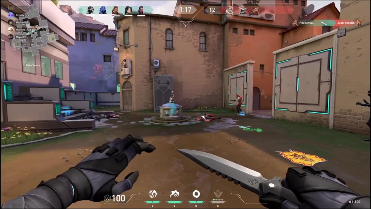 VALORANT | best match ever: 1vs1 knife fight - YouTube