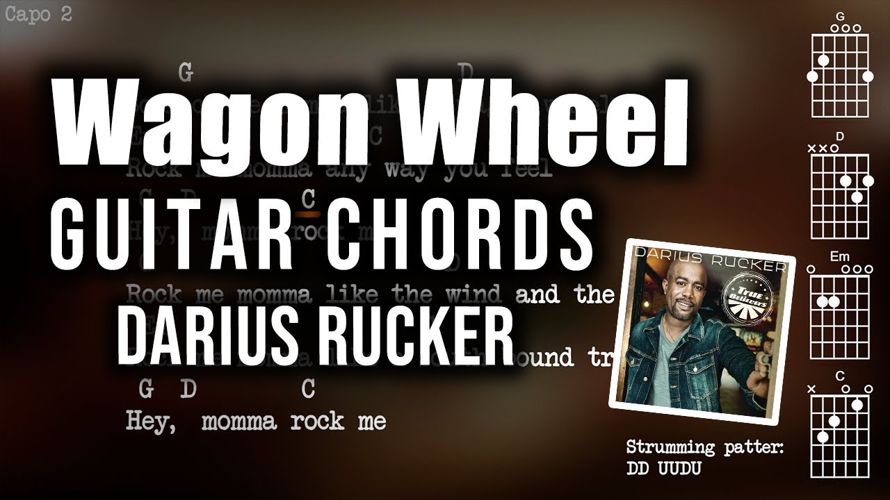 Wagon Wheel - Guitar PlayAlong, Chords & Lyrics - YouTube