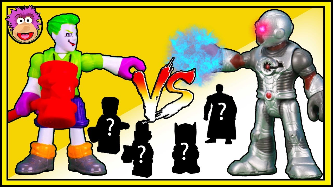 BLIND BAG BATTLE #14 CYBORG vs JOKER ! DC Marvel Ooshies Series 2 Lego ...