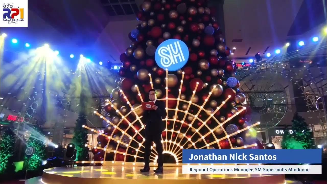 SM Lanang Premier Christmas Lighting Ceremony last Oct. 21, 2022 - YouTube