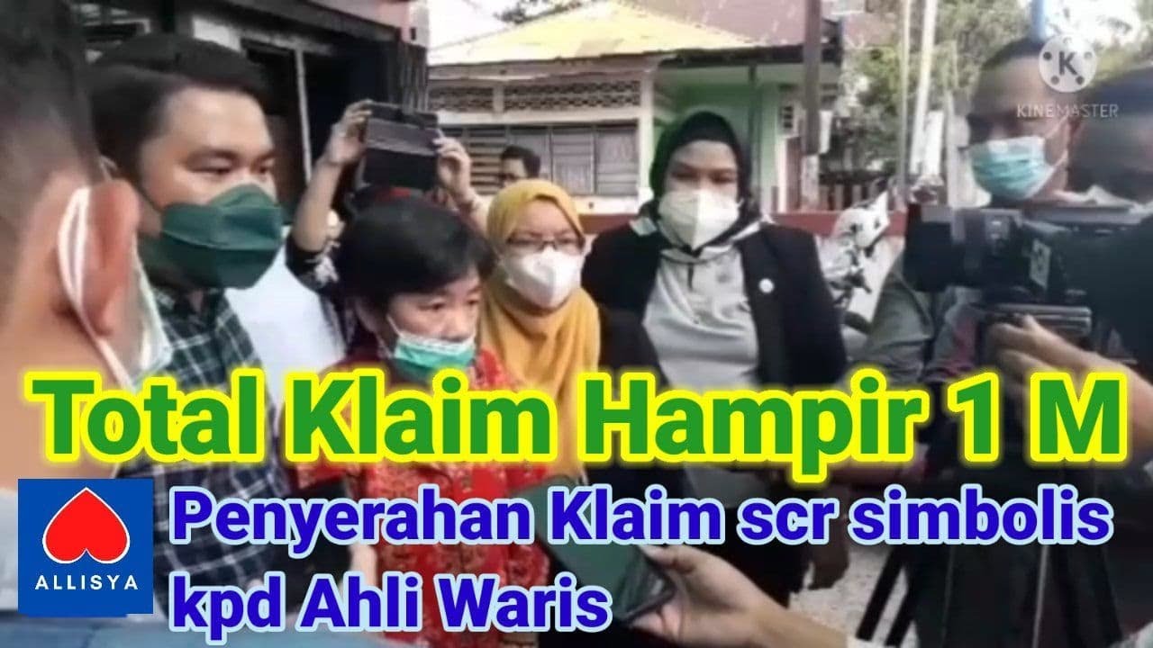 Penyerahan secara simbolis Klaim meninggal dunia hampir 1M - YouTube
