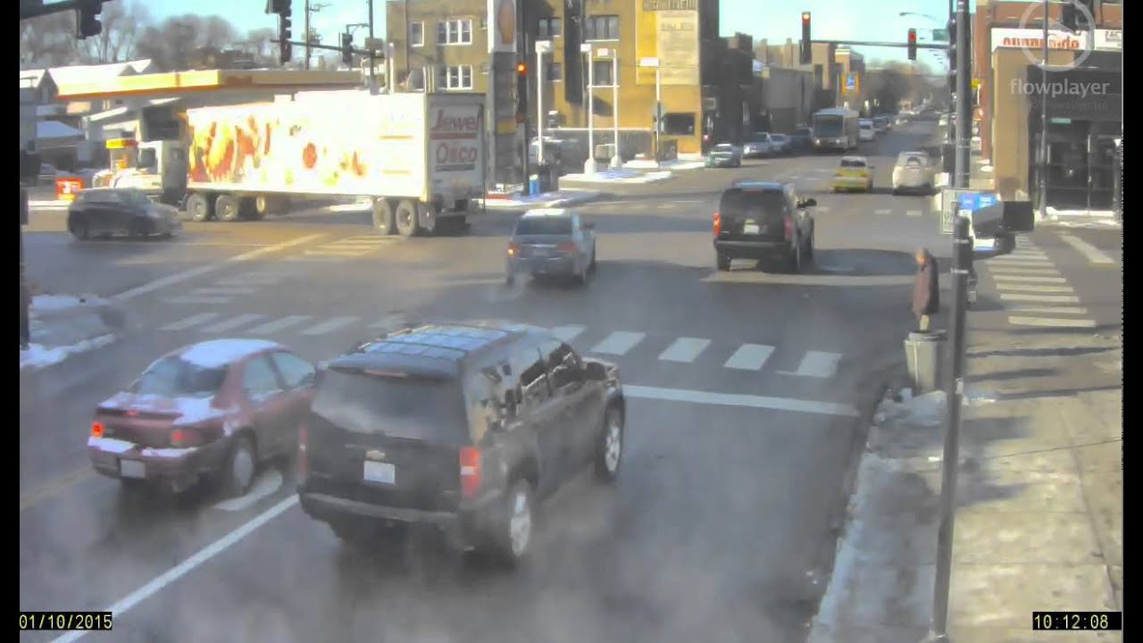Mayor Rahm Emanuel Motorcade Red Light Violation E - YouTube