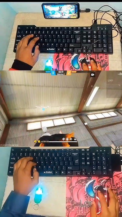 Mastering Free Fire: Keyboard and Mouse Gameplay with Handcam #shortvideo📟🔋 RAFTAAR_GAMING_FFG ...