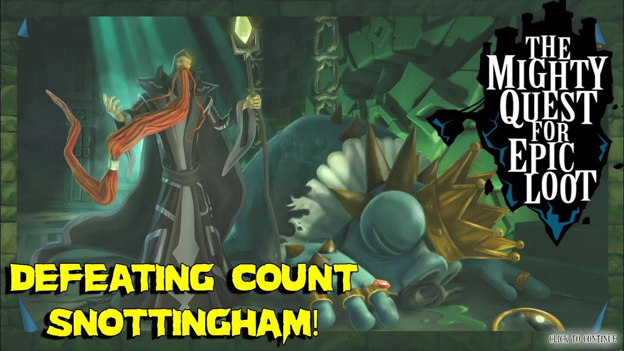 The Mighty Quest for Epic Loot #1 - Count Snottingham! - YouTube