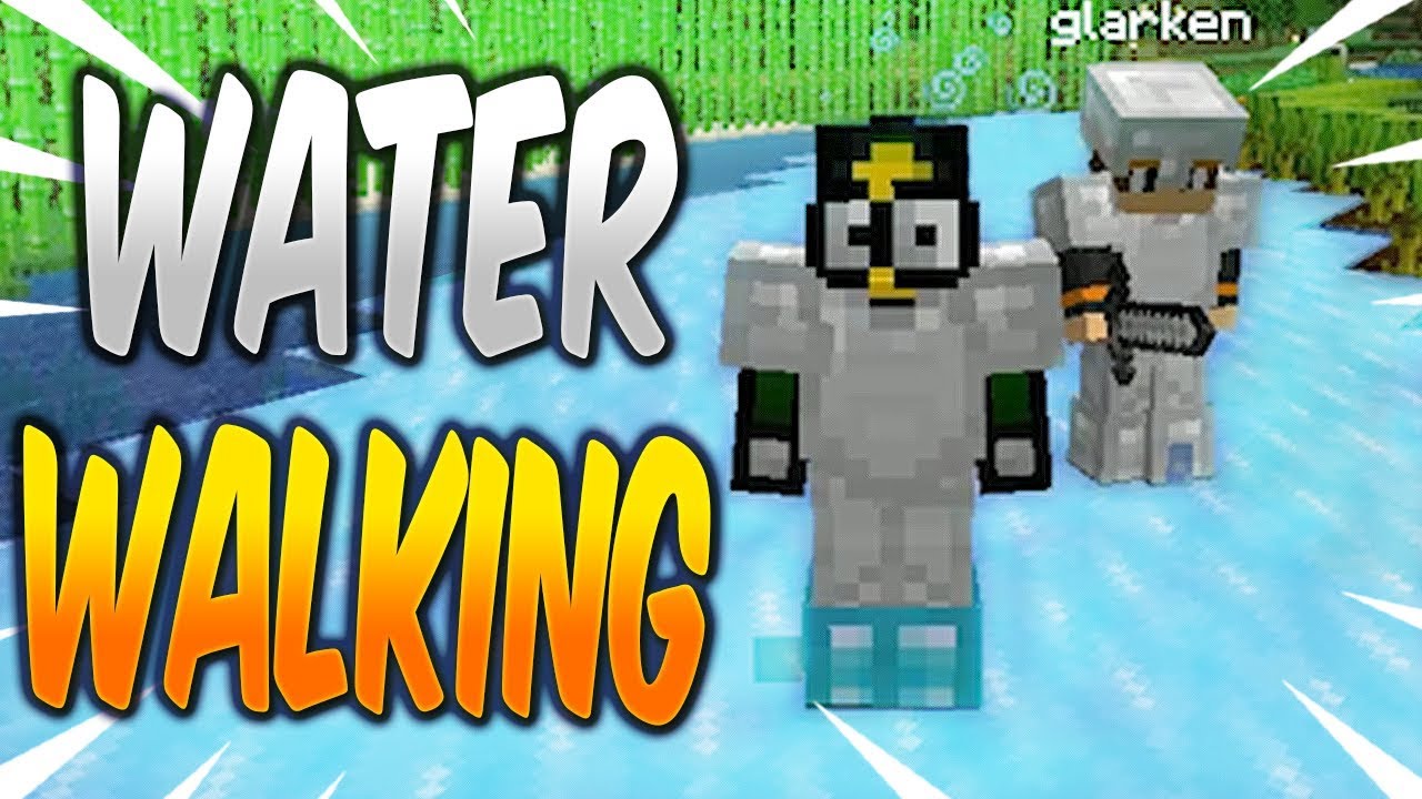 Minecraft but we can walk on water - YouTube