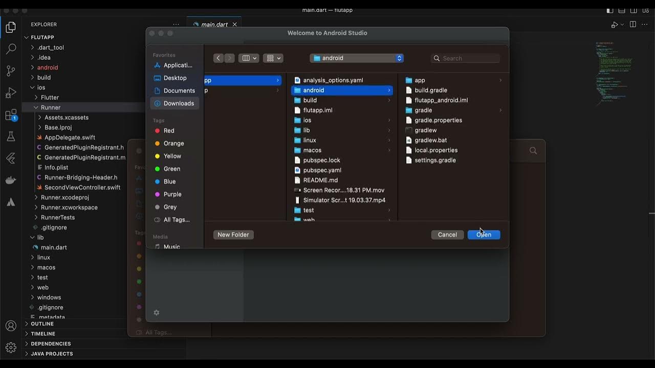 How to open Android activity & iOS View controller in flutter app - YouTube