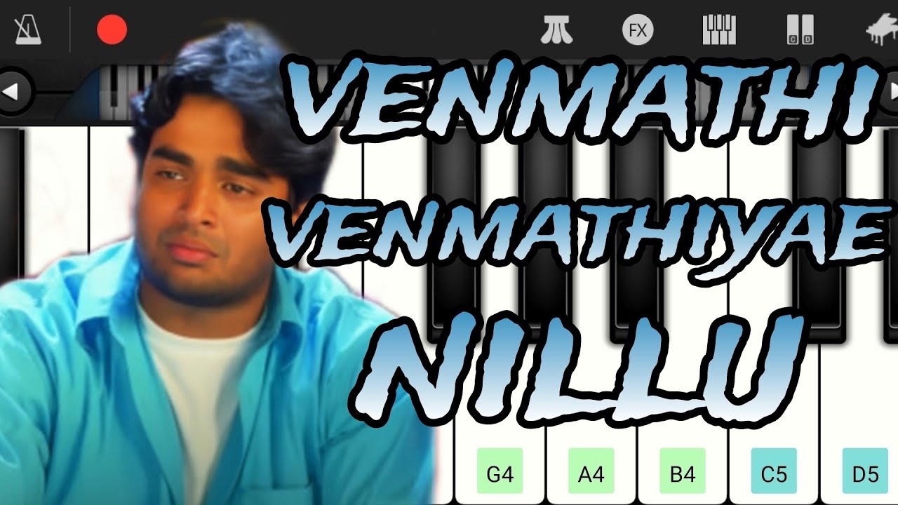 Venmathi Venmathiyae Nillu|Piano notes with tutorial |Naveen Piano ...