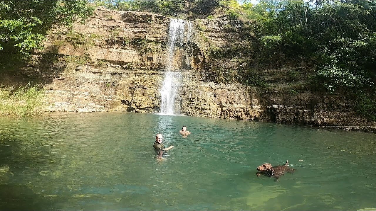 Hiking Lower Sigua Falls Guam - YouTube