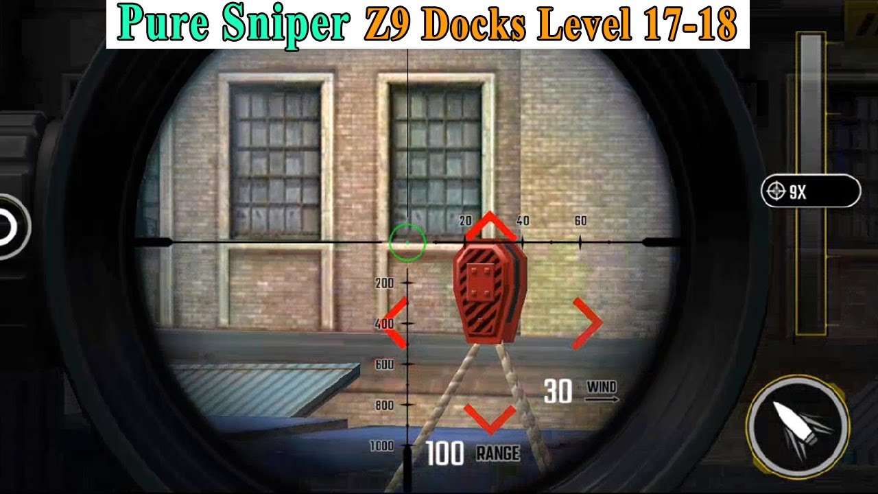 Pure Sniper Z9 Docks Campaign 17-18 | City Gun Shooting | How to play ...