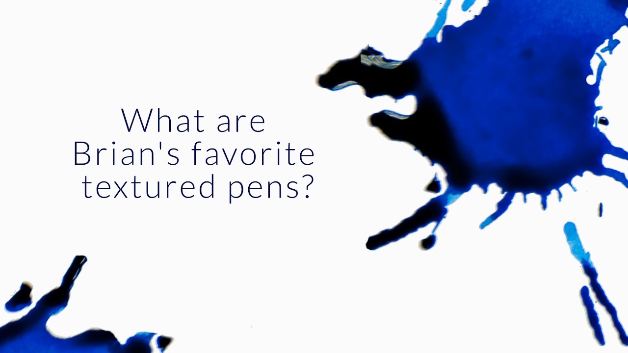 What Are Brian's Favorite Textured Pens? - Q&A Slices - YouTube