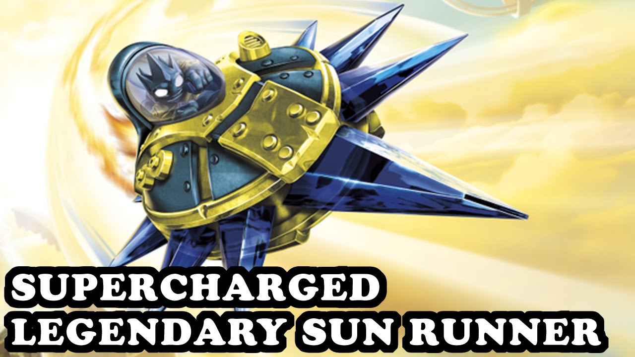Skylanders Superchargers - Supercharged Legendary Sun Runner GAMEPLAY ...
