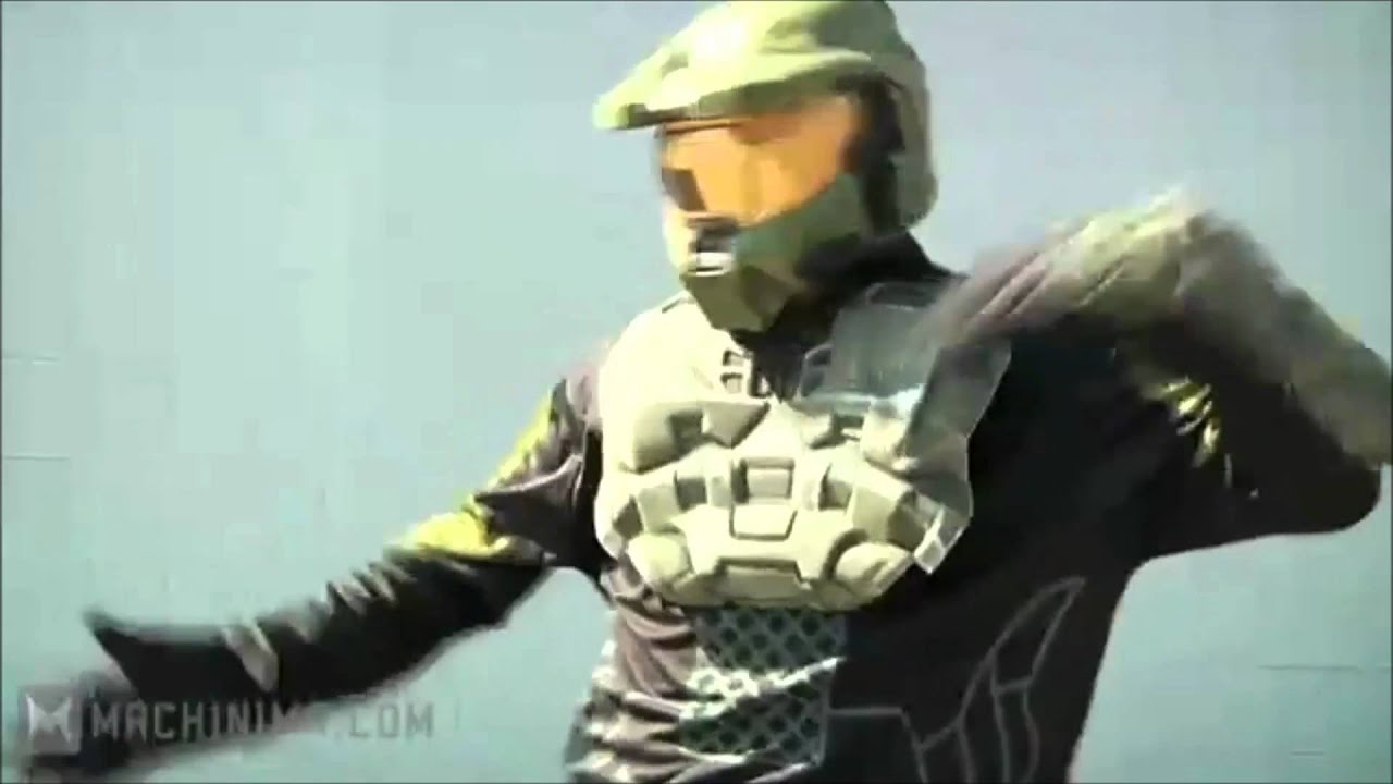 dancing master chief - YouTube
