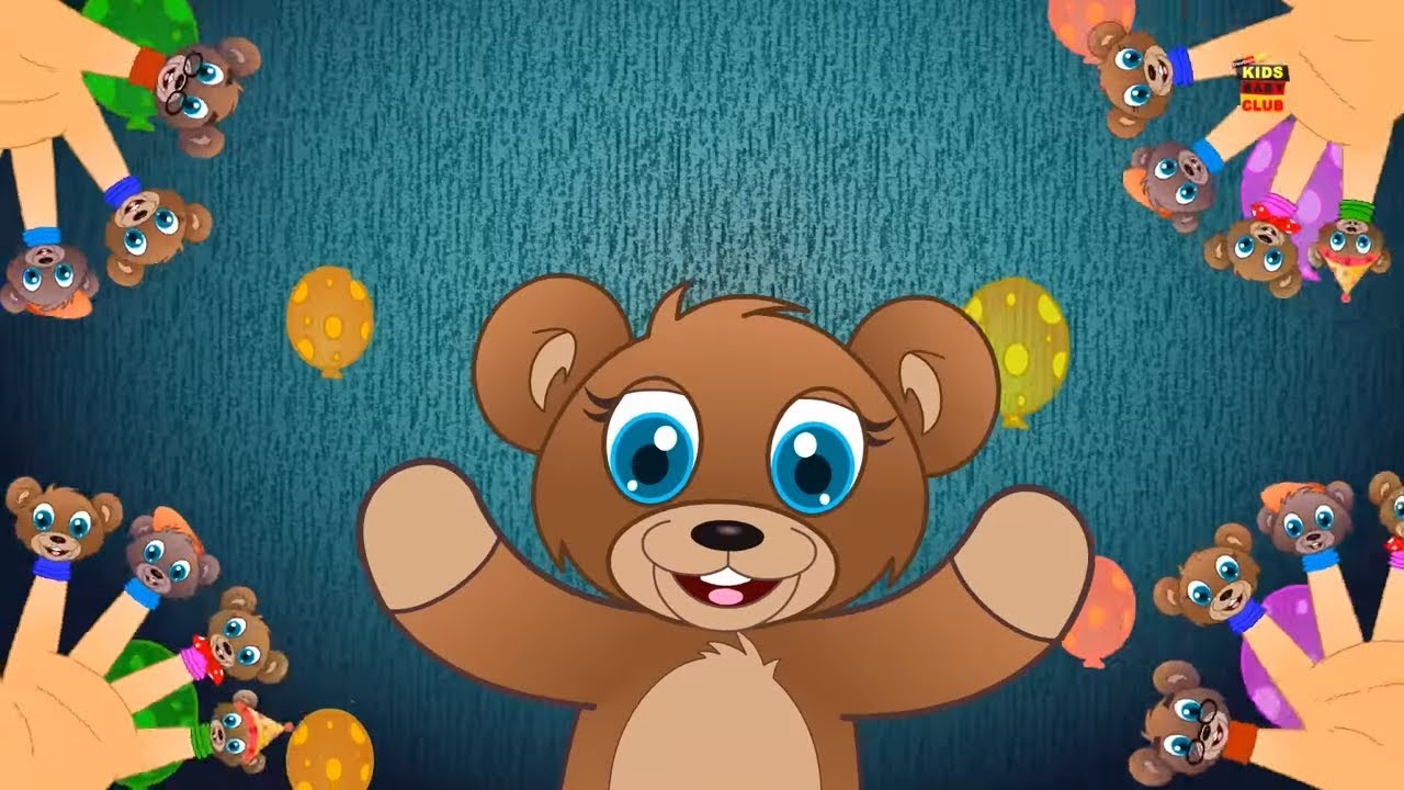 Teddy finger familie deutsche Reime Kinderlieder Rhymes for Toddler ...