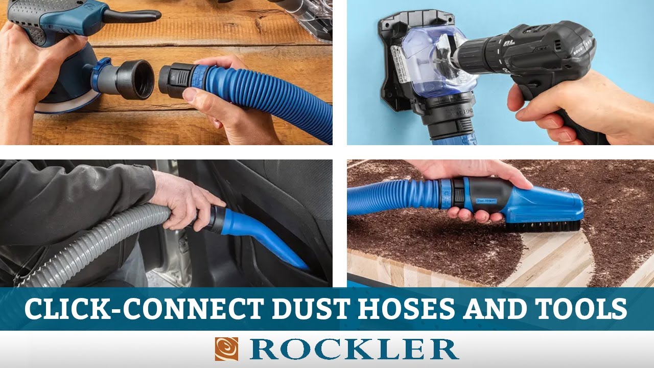 Fast and Easy Shop Vacuum Dust Hose Connections - YouTube