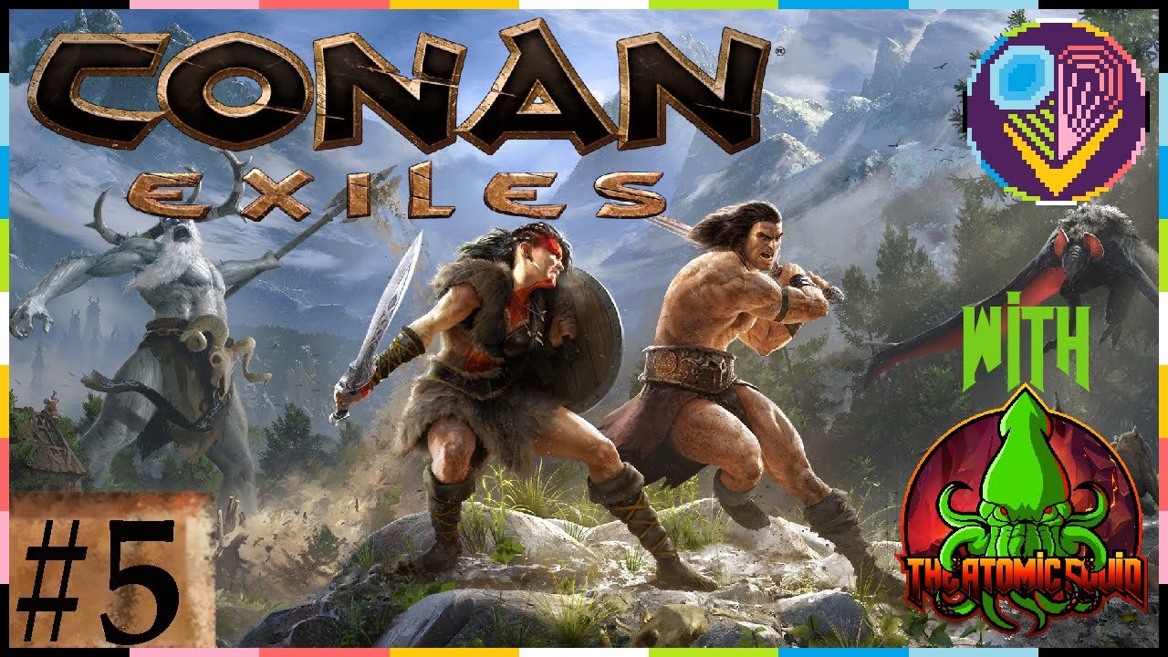 Finishing the tutorial - Conan: Exiles With Atomic Squid Episode 5 - YouTube