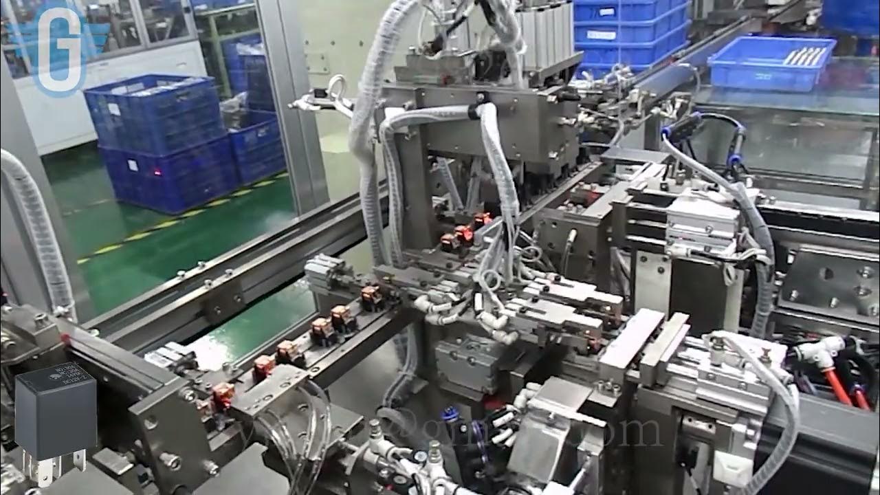 Automatic assembly machine production line for auto relay and car relay ...