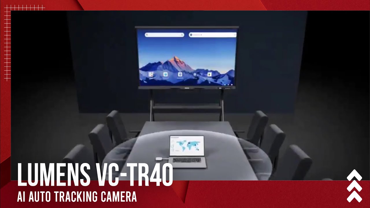 Lumens VC TR40 AI Auto Tracking Camera - YouTube