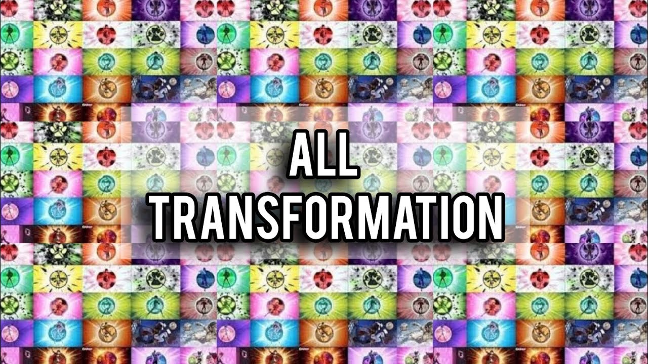 Miraculous All Transformation Season-1,2,3,4,5 & 6 | Tales of Ladybug ...