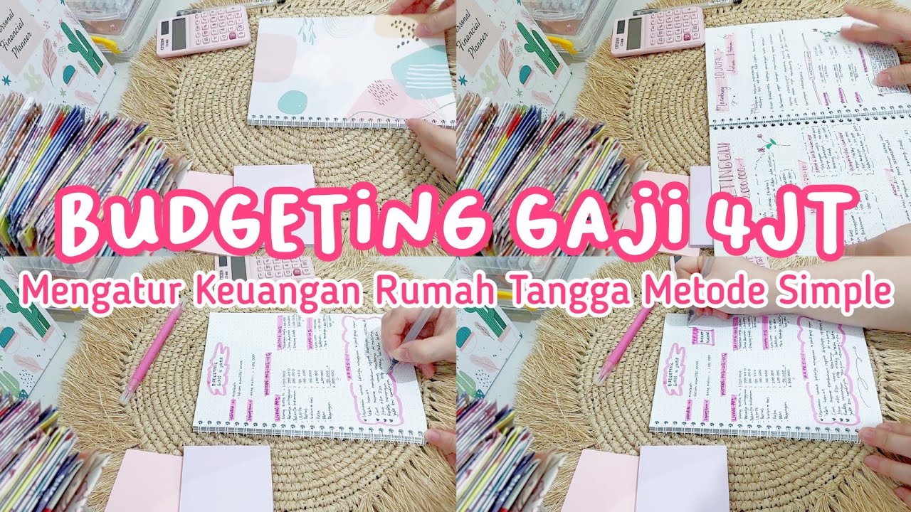 BUDGETING GAJI 4 JUTA. MENGATUR KEUANGAN RUMAH TANGGA. BUDGET PLANNER ...