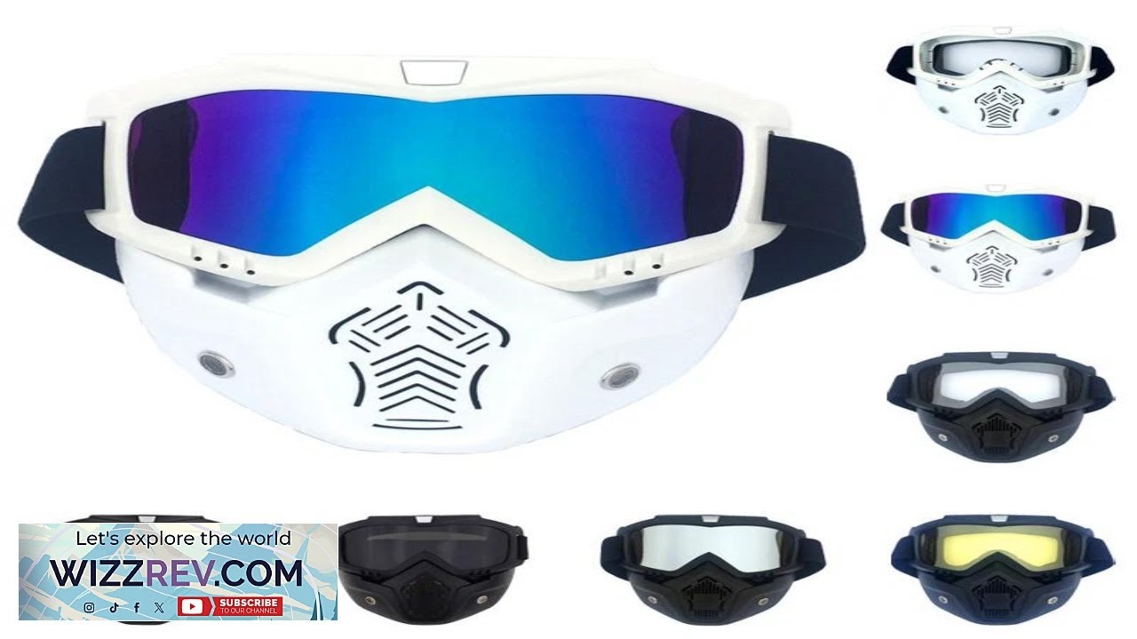 Winter Snow Sports Goggles Ski Snowboard Snowmobile Face Mask Shield ...