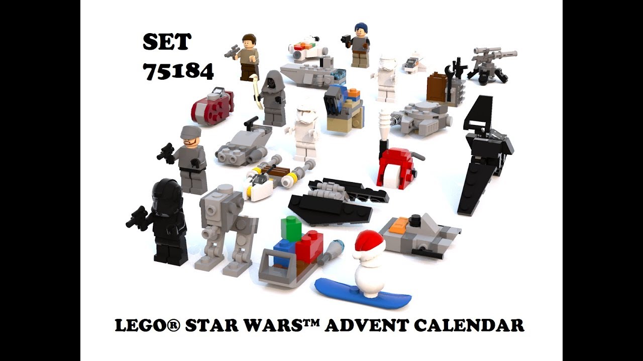 Lego 75184 LEGO® STAR WARS™ ADVENT CALENDAR Speed Build LDD by PLegoBB ...