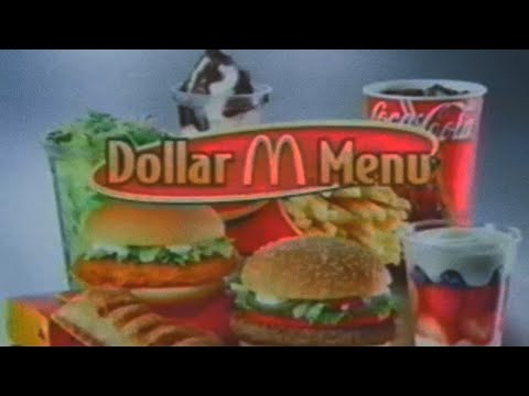 Mcdonald’s Dollar Menu Commercial | 2002 - YouTube