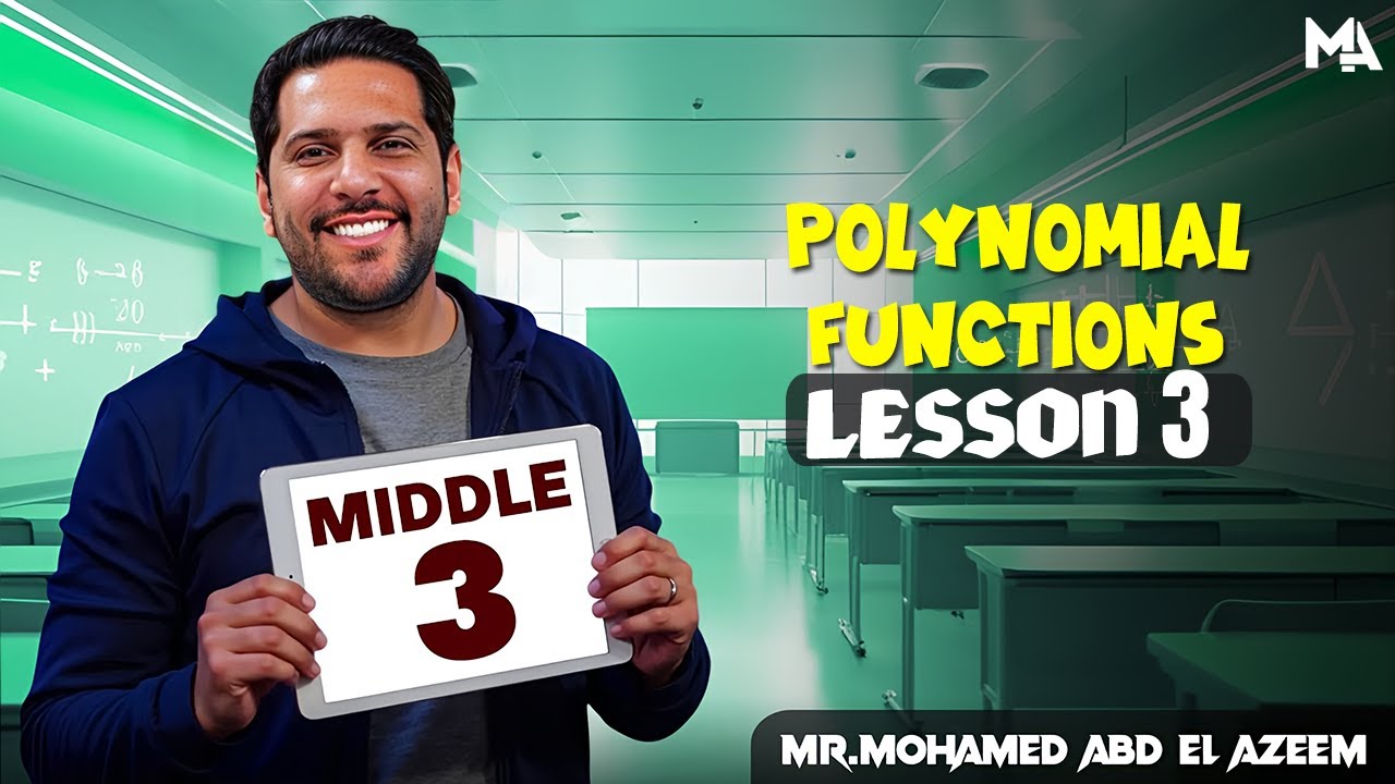 Lesson 3 | Polynomial functions | Algebra | Middle 3 - YouTube