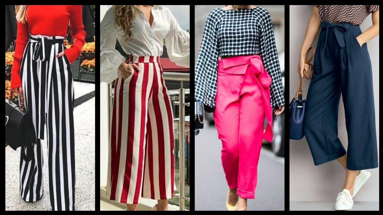 Palazo pants design ideas 2020 - Attractive floral wide leg pants 2k20 ...