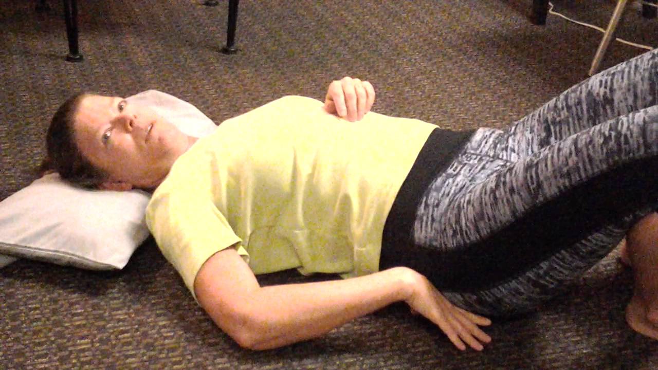 lax ball massage demo: glutes and low back - YouTube