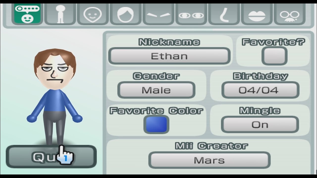 Ethan - Ctrl+Alt+Del - Mii 2626 - YouTube