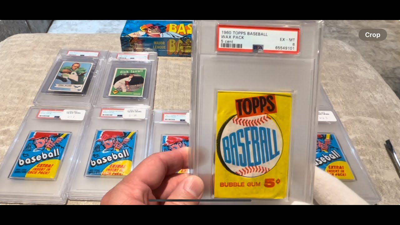 1960 TOPPS BASEBALL WAX PACK OPEN - THEN MY 1972 BBCE BOX, 1971 SEALED ...