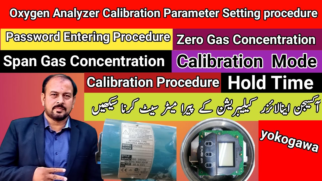 O2 Oxygen Analyzer ZR202G Basic Setting Parameter | Calibrations ...
