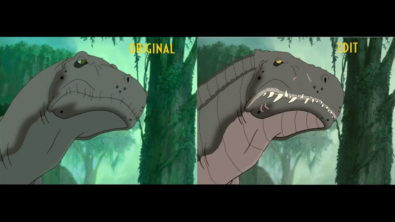 Land Before Time Style Vastatosaurus Rex - From Sharptooth to V-Rex ...