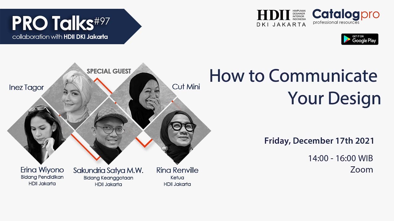 PRO Talks in Collaboration with HDII Jakarta: How to Communicate Your ...