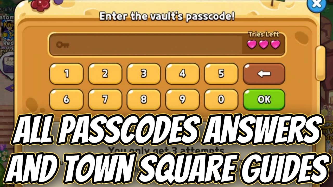 All Vault's Passcodes Answers and Town Square Center Full Guide - YouTube