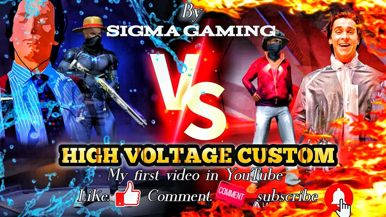 First video in YouTube// one tap custom with my friend// SIGMA GAMING ...