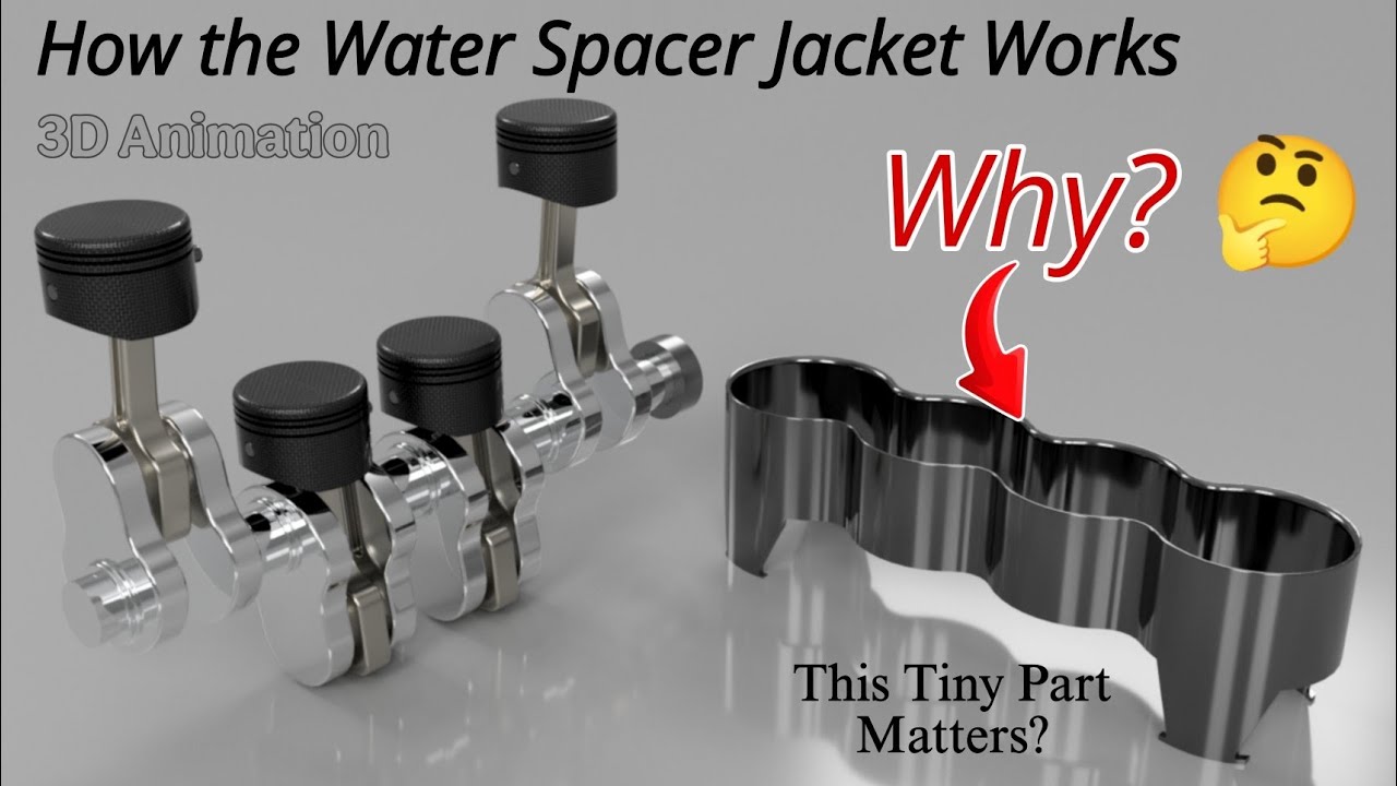 What Is a Water Spacer Jacket? Engine Cooling Explained #engine # ...